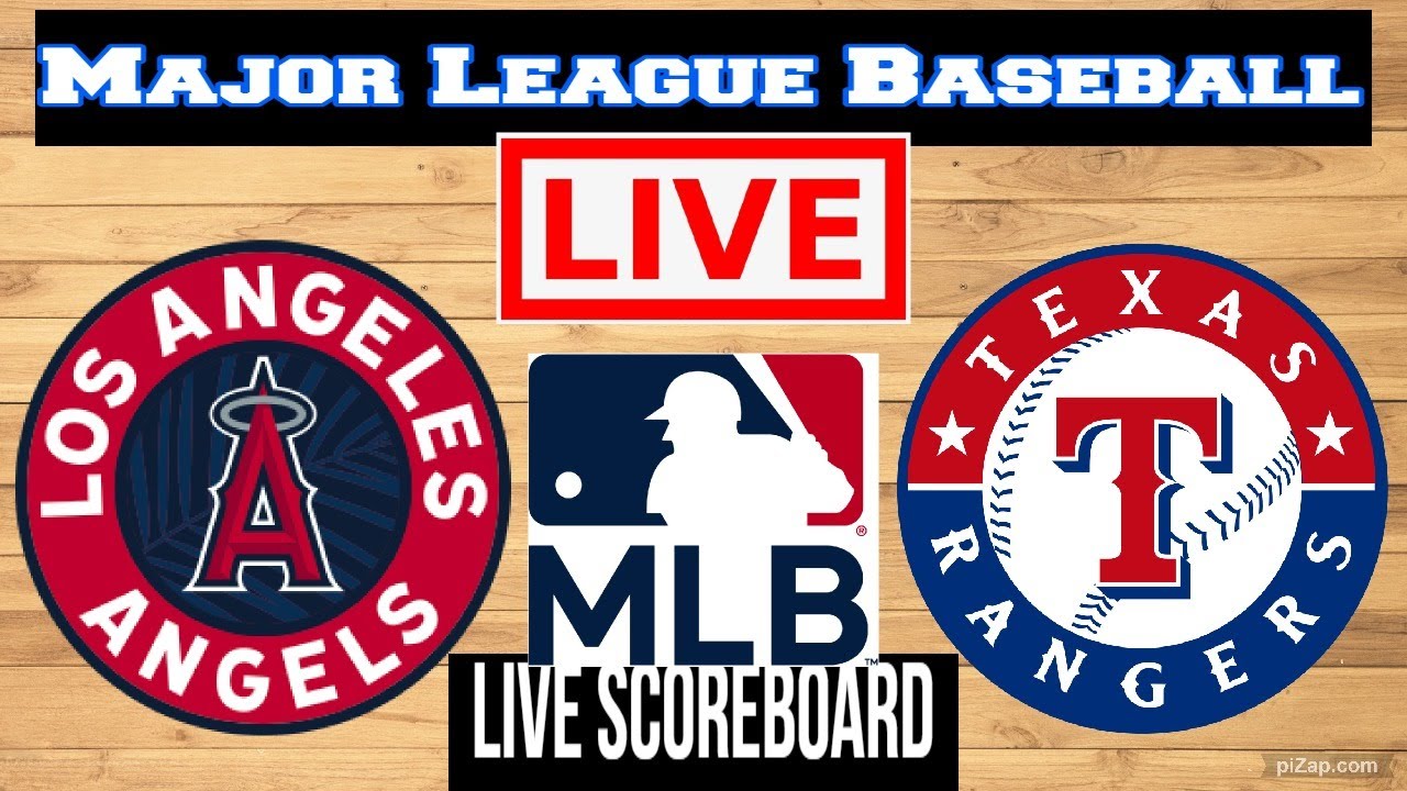 Los Angeles Angels Vs Texas Rangers | MLB | Play by Play | Live ...