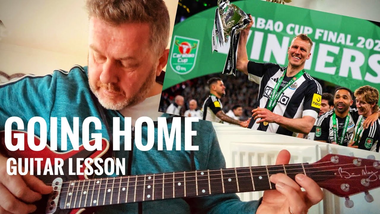 Going Home - Guitar Lesson (Saxophone Main Theme For Guitar) Mark ...