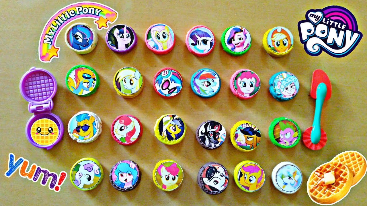 Making all my little pony waffles - YouTube