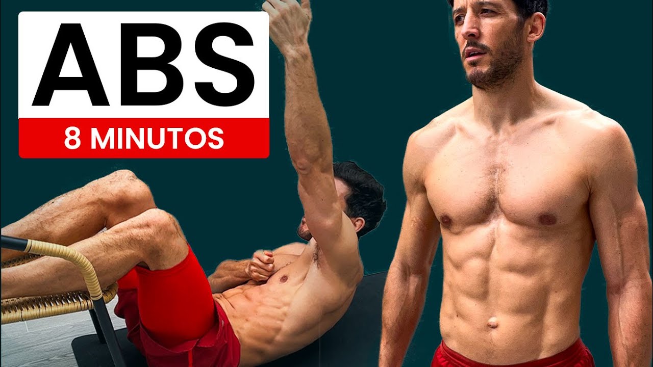 Abdominales En Casa: 8 MINUTOS - Rutina Para todos Niveles - YouTube