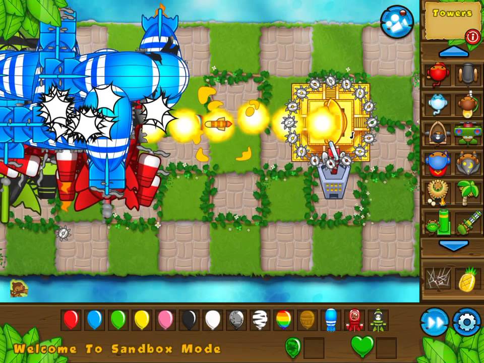 BTD5: super monkey temple can it take on 30+ ZOMGs - YouTube