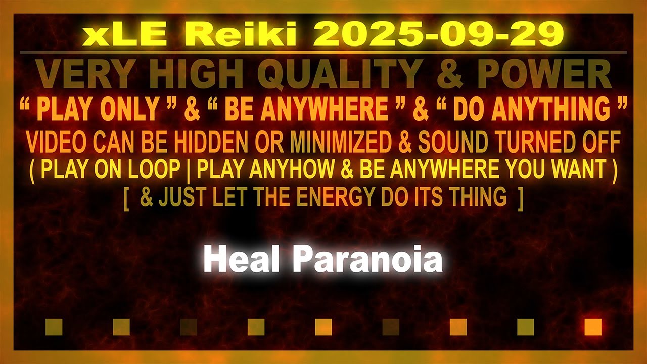 xLE Reiki | Heal Paranoia - YouTube