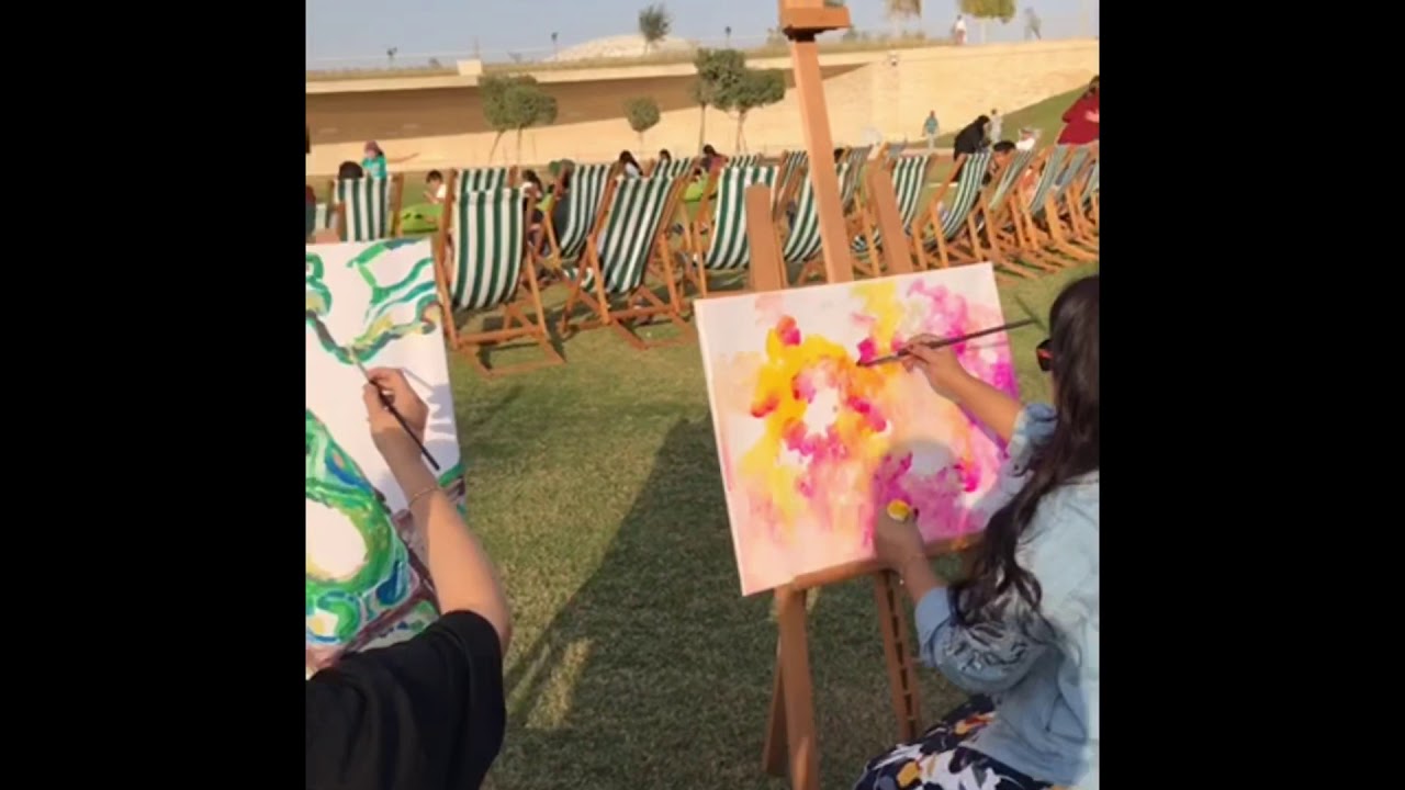 Live painting... Exploratorium ,the exploration of Science & Arts ...