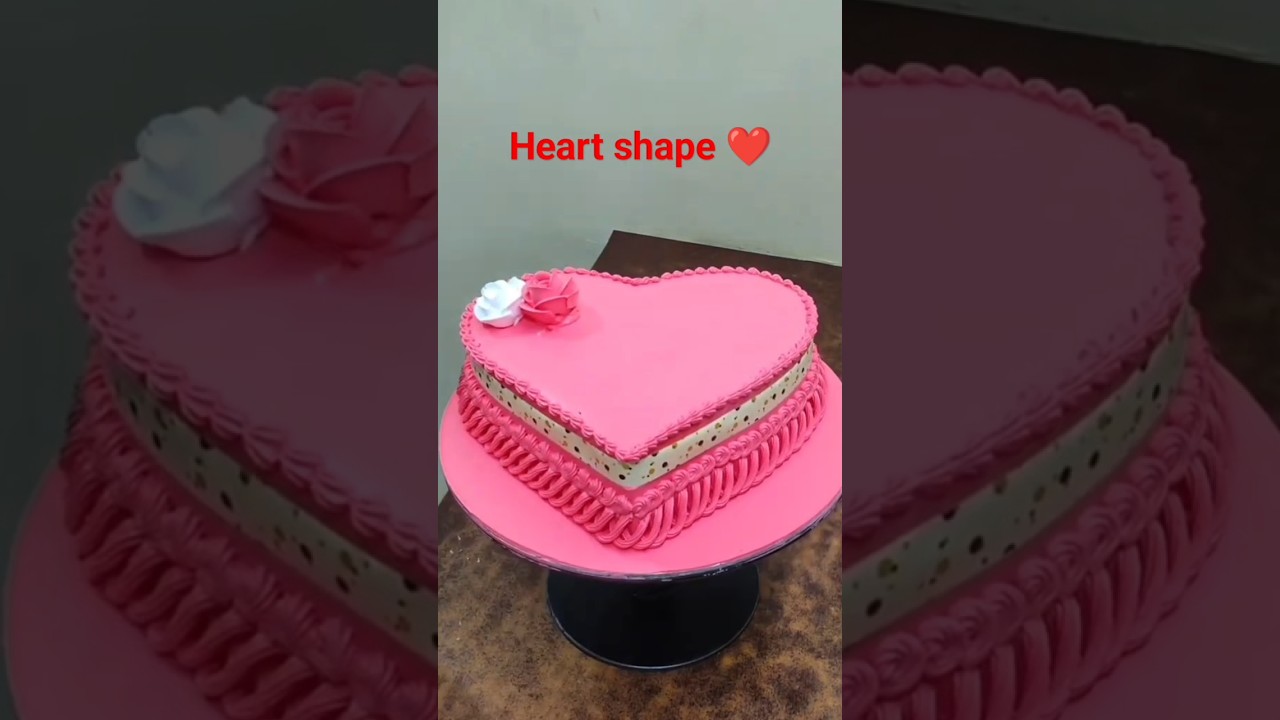 heart' shape cake #cakewala #cake - YouTube