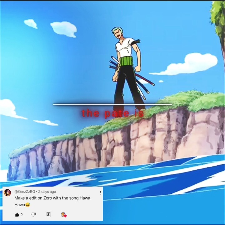 Zoro eat the lost lost frut - YouTube