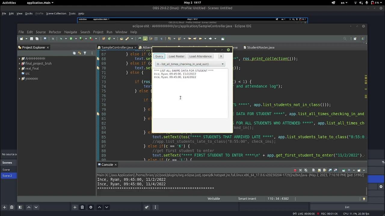 csce 314 final project demo - YouTube
