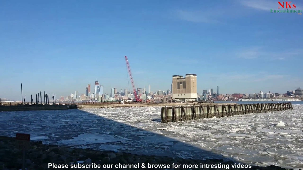 Hudson River Frozen Winter Snow Storm Cyclone Bomb #snowstorm #blizzard ...