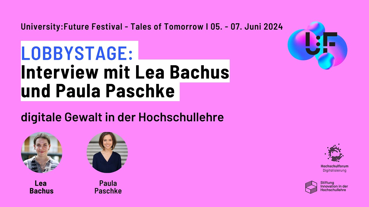 Interview mit Lea Bachus und Paula Paschke: digitale Gewalt in der ...