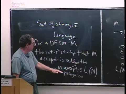 L1: Introduction to Finite-State Machines and Regular Languages - YouTube