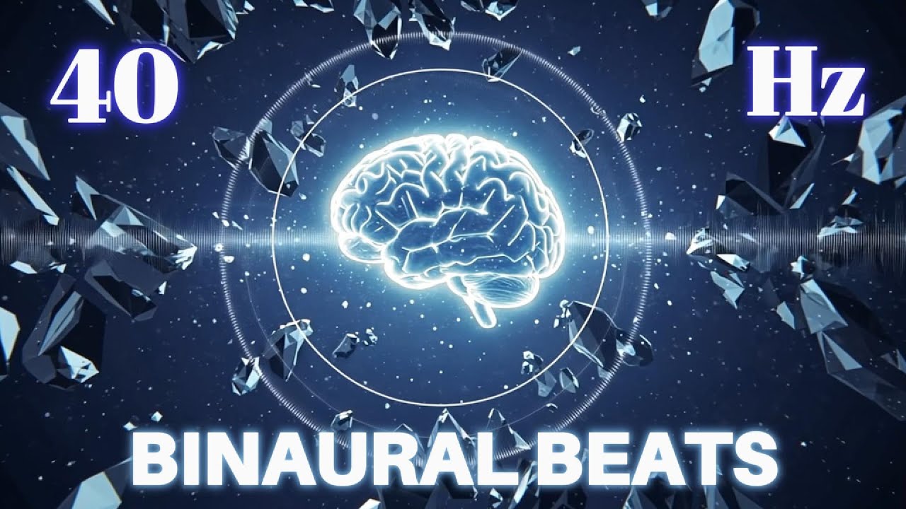 40 Hz Gamma Soundwaves | Brain Tuning for Productivity - YouTube