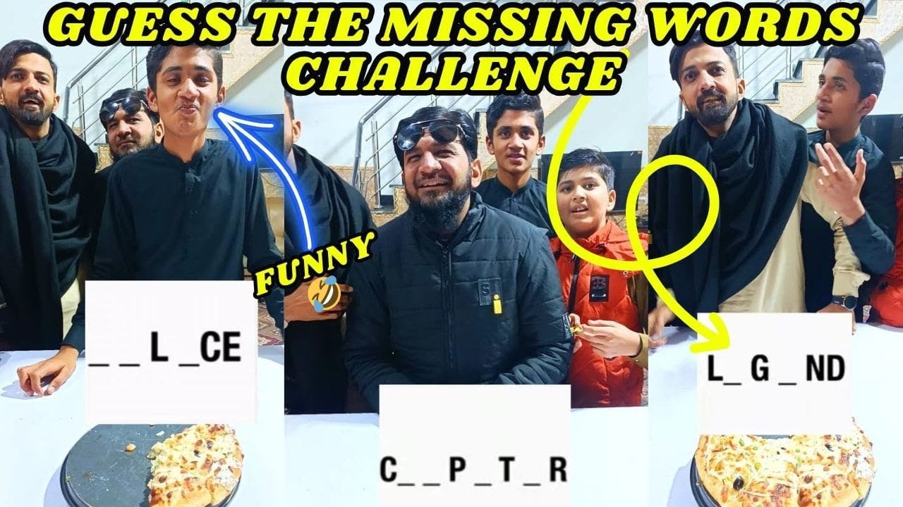 guess the missing word challenge | find the missing word challenge ...