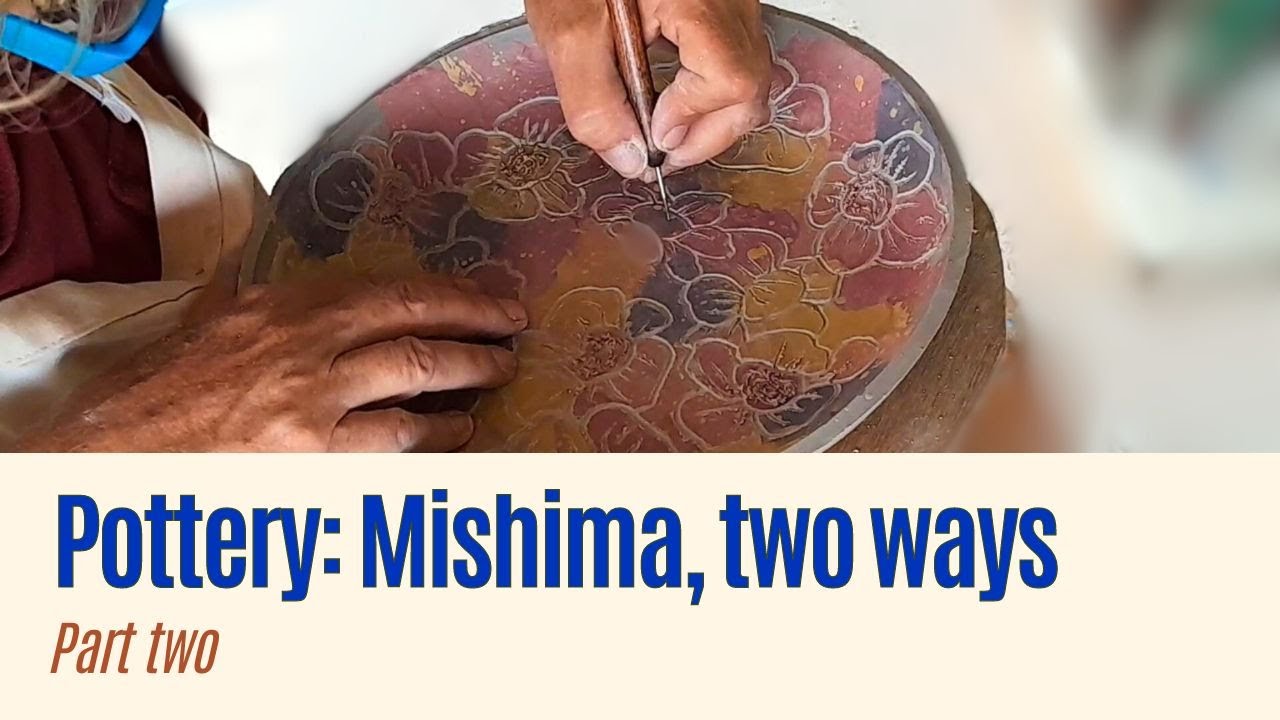 Pottery Technique: Mishima two ways, part 2. Mishima as line drawing ...