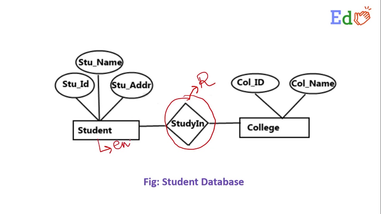 In an E-R diagram what ellipses represent? - YouTube