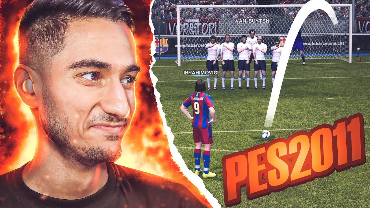 گیم پلی از بهترین PES دنیا یعنی PES 2011😭🔥⚽️ - YouTube