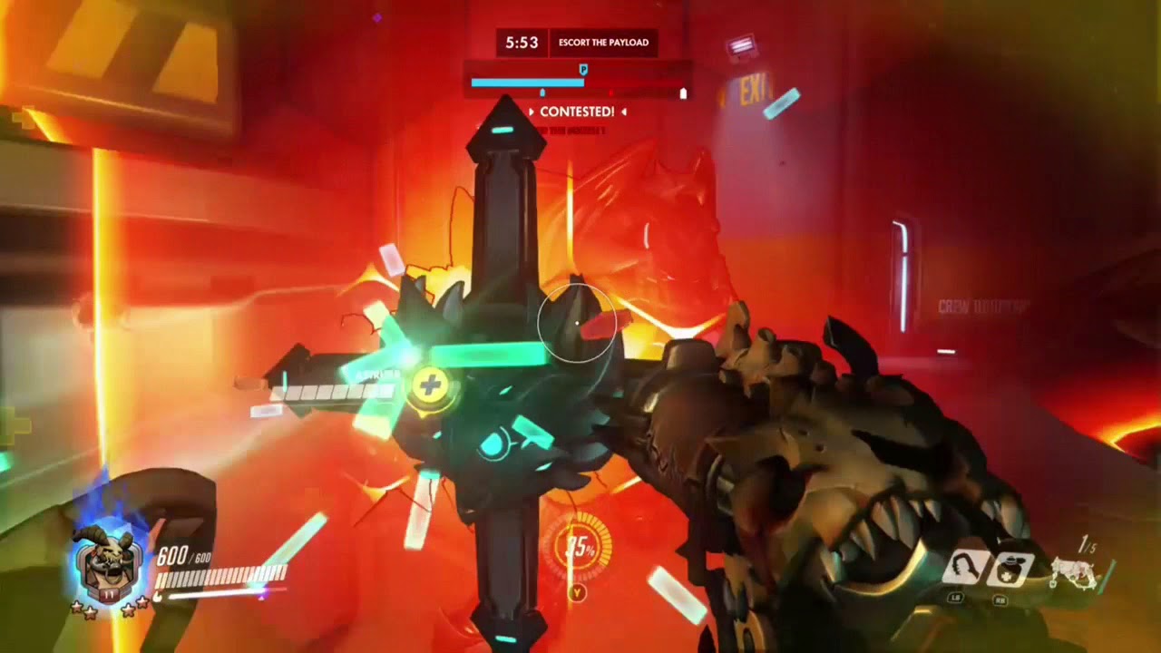Overwatch Gameplay Segment! Some Good Hooks as Roadhog in Mystery ...