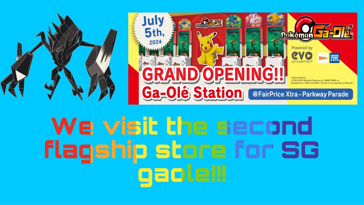 *EXPLORING THE NEW POKÉMON GA-OLÉ FLAGSHIP STORE!!!* Pokemon gaole rush ...