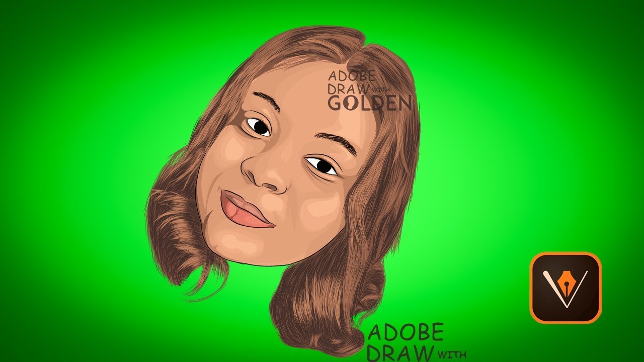 How to Cartoon Yourself Tutorial with Adobe Draw (VERY EASY) #2 - YouTube