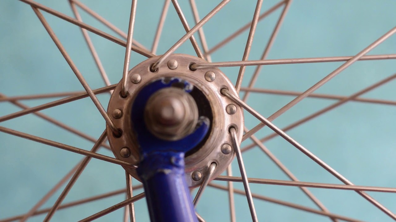 Spinning Bicycle Wheel - YouTube