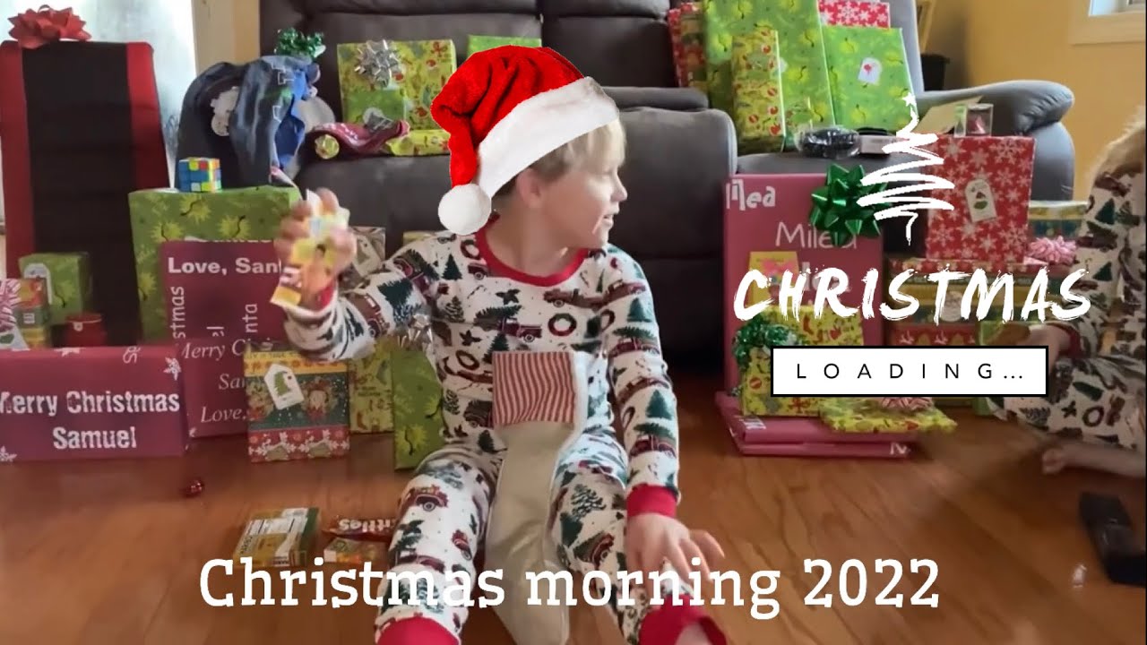 Christmas Morning Opening Presents 2022 | Throwback - YouTube