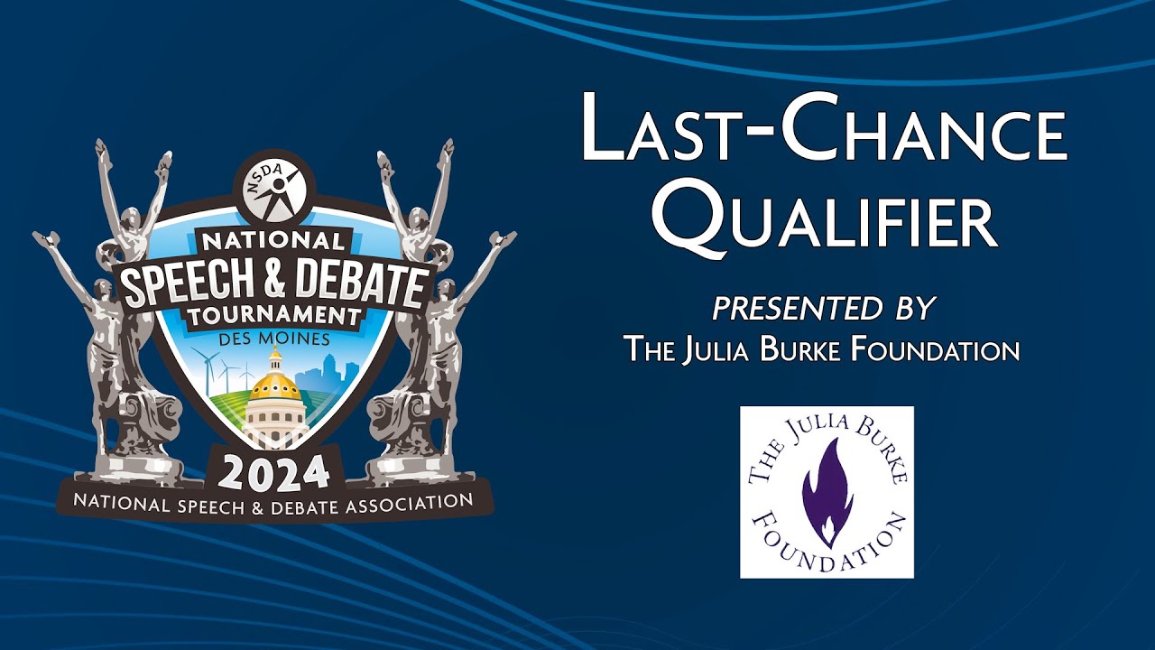 NSDA Last-Chance Qualifier 2024 - Awards Stream - YouTube