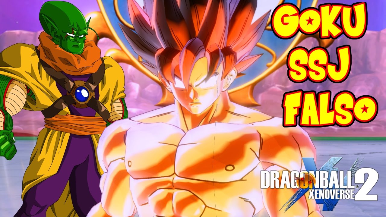 DRAGON BALL XENOVERSE 2 : GOKU SUPER SAIYAJIN FALSO VS SLUG ! Y GOHAN ...