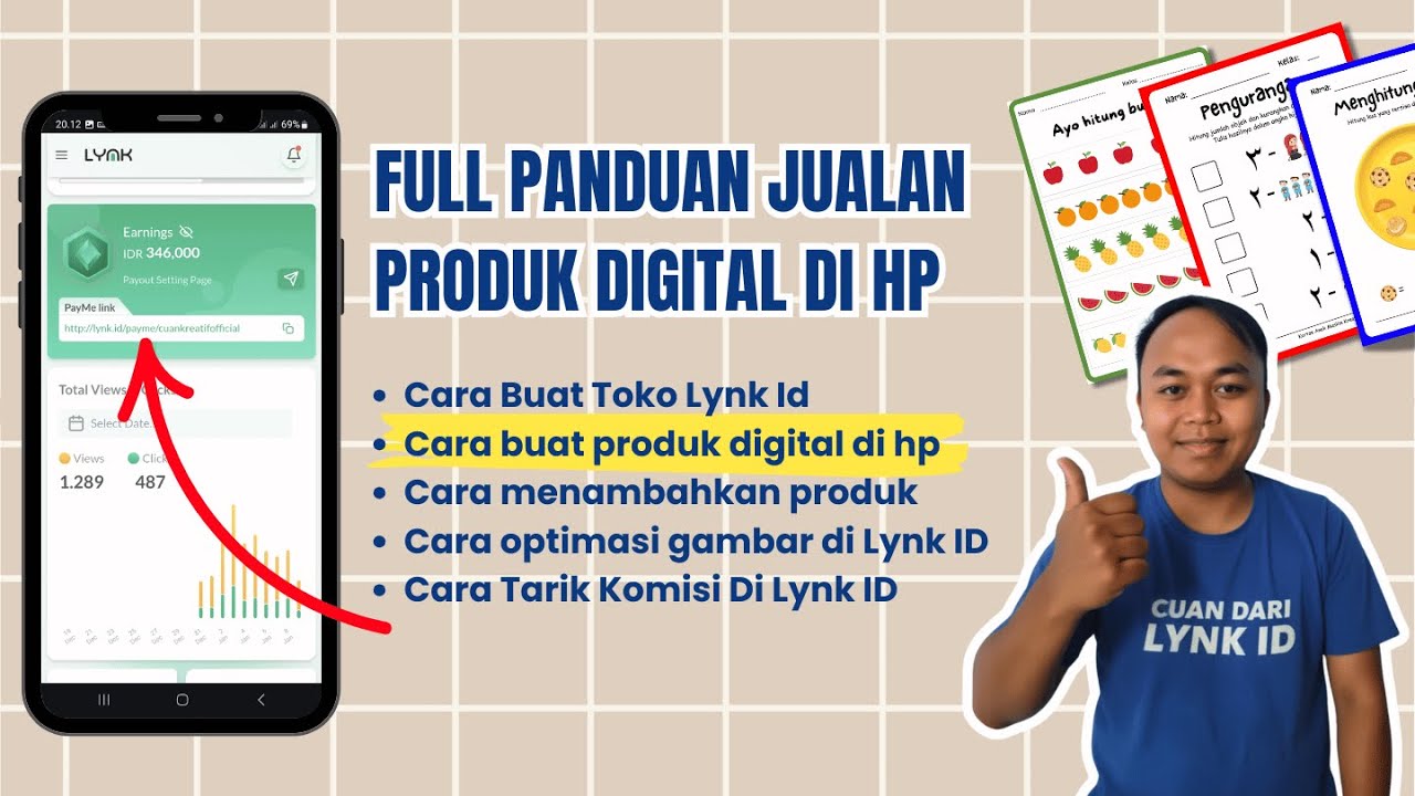 Cara Jualan Produk Digital Di Lynk ID Cuma Pake Hp Android - Tutorial membuat produk digital di ...