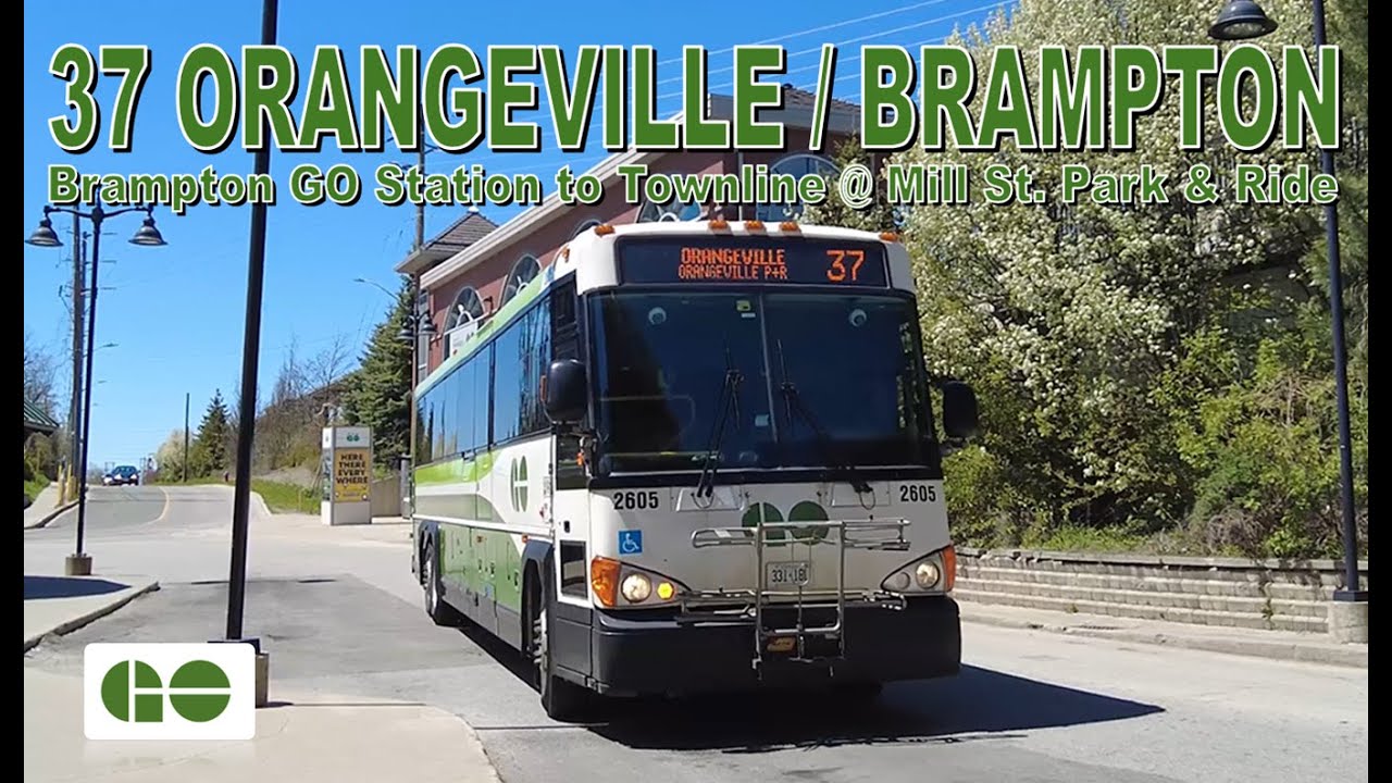 37 Orangeville/Brampton - GO Transit 2014 MCI D4500CT 2605 (Brampton GO ...