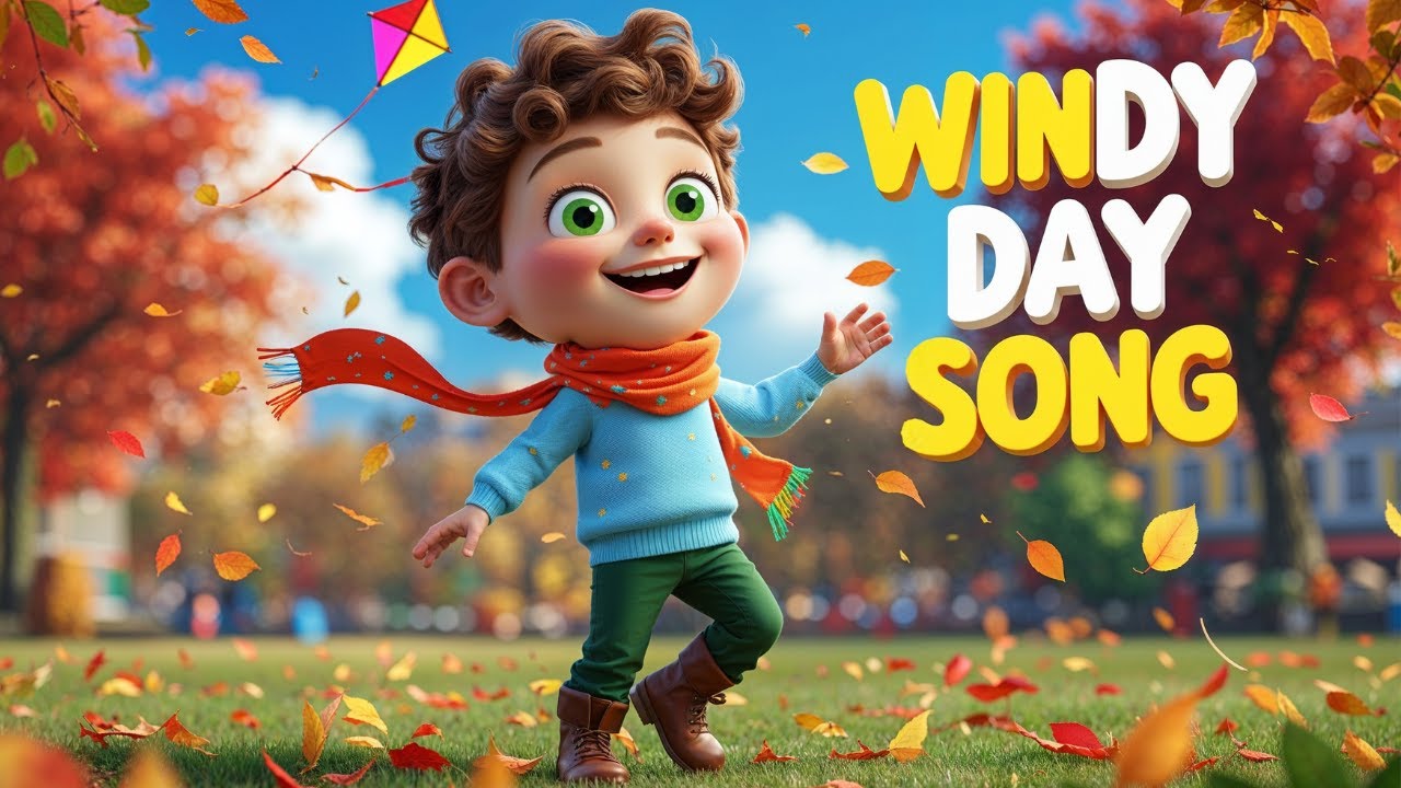 Windy Day Song – Leo’s Fun Windy Adventure | Kids Songs & Learning for ...