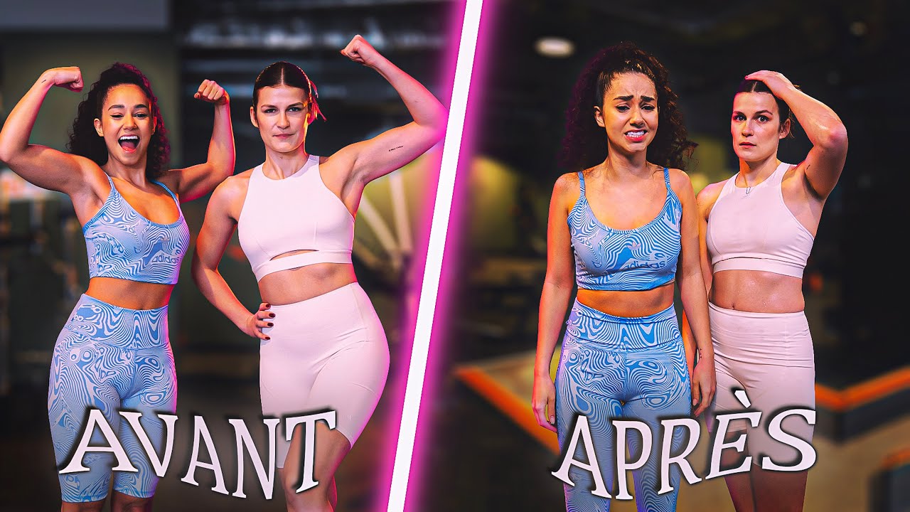 DEUX MEILLEURES AMIES SE LANCENT UN CHALLENGE SPORTIF - YouTube