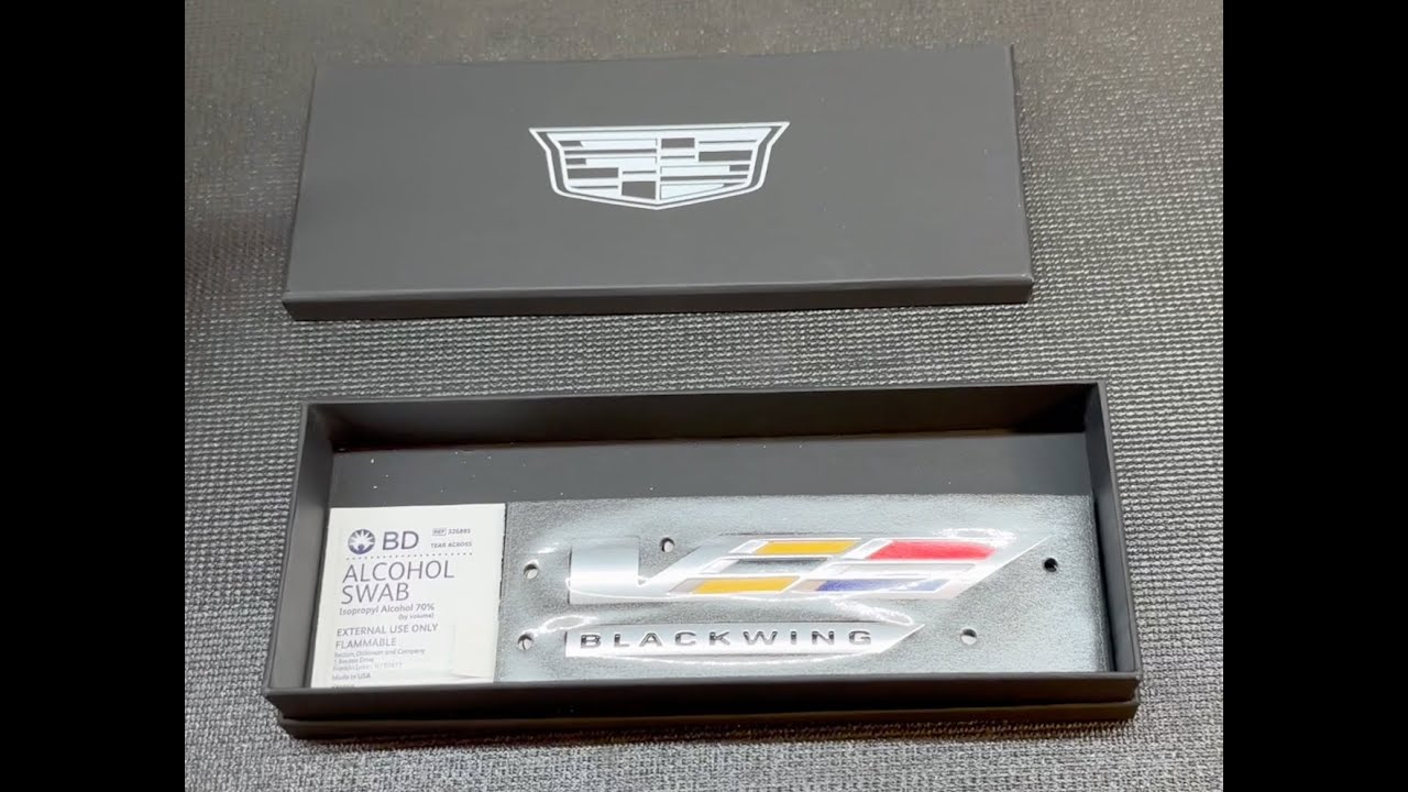 New Blackwing badge from Cadillac! - YouTube