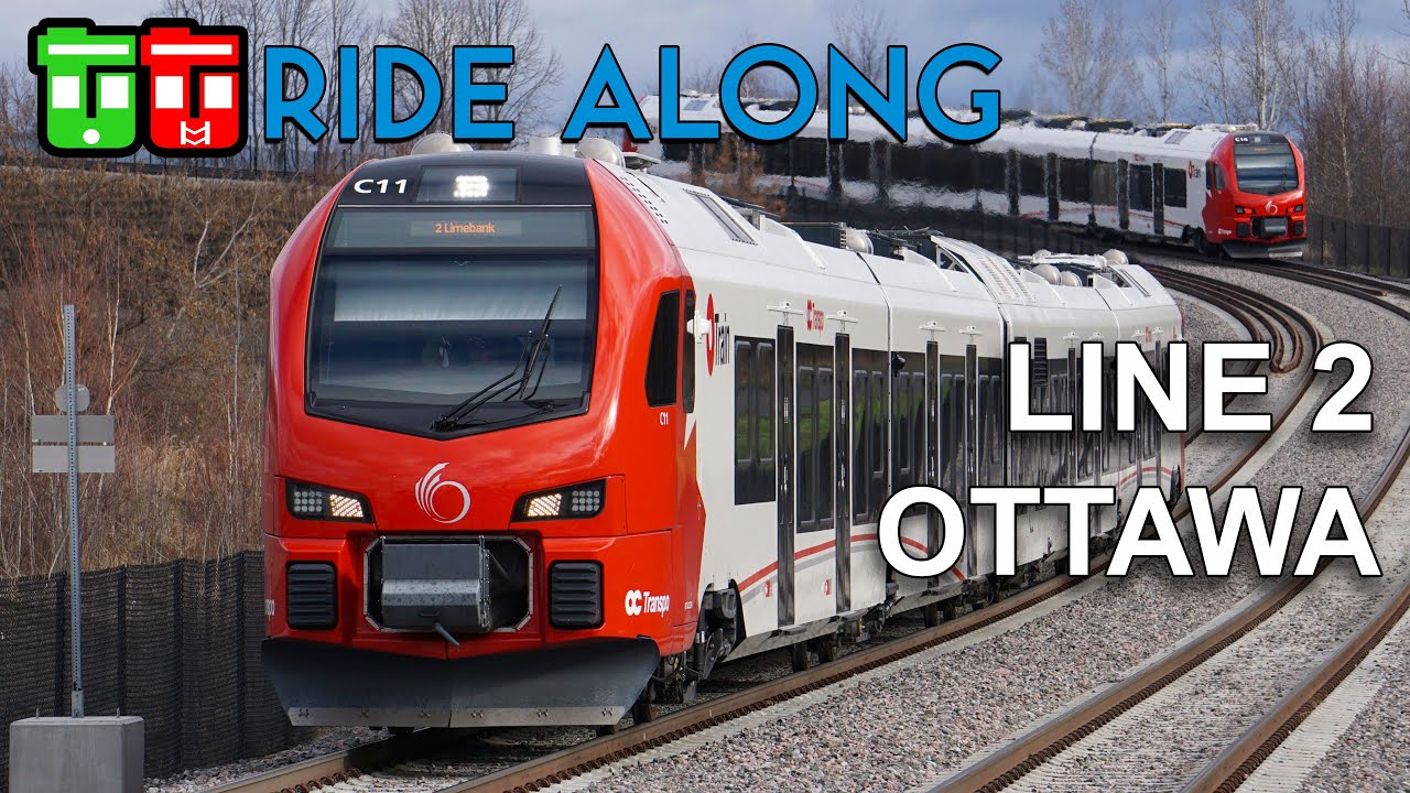 TT Ride-Along – OC Transpo’O-Train Line 2, Bayview-Limebank Preview Ride on Stadler FLIRT ...