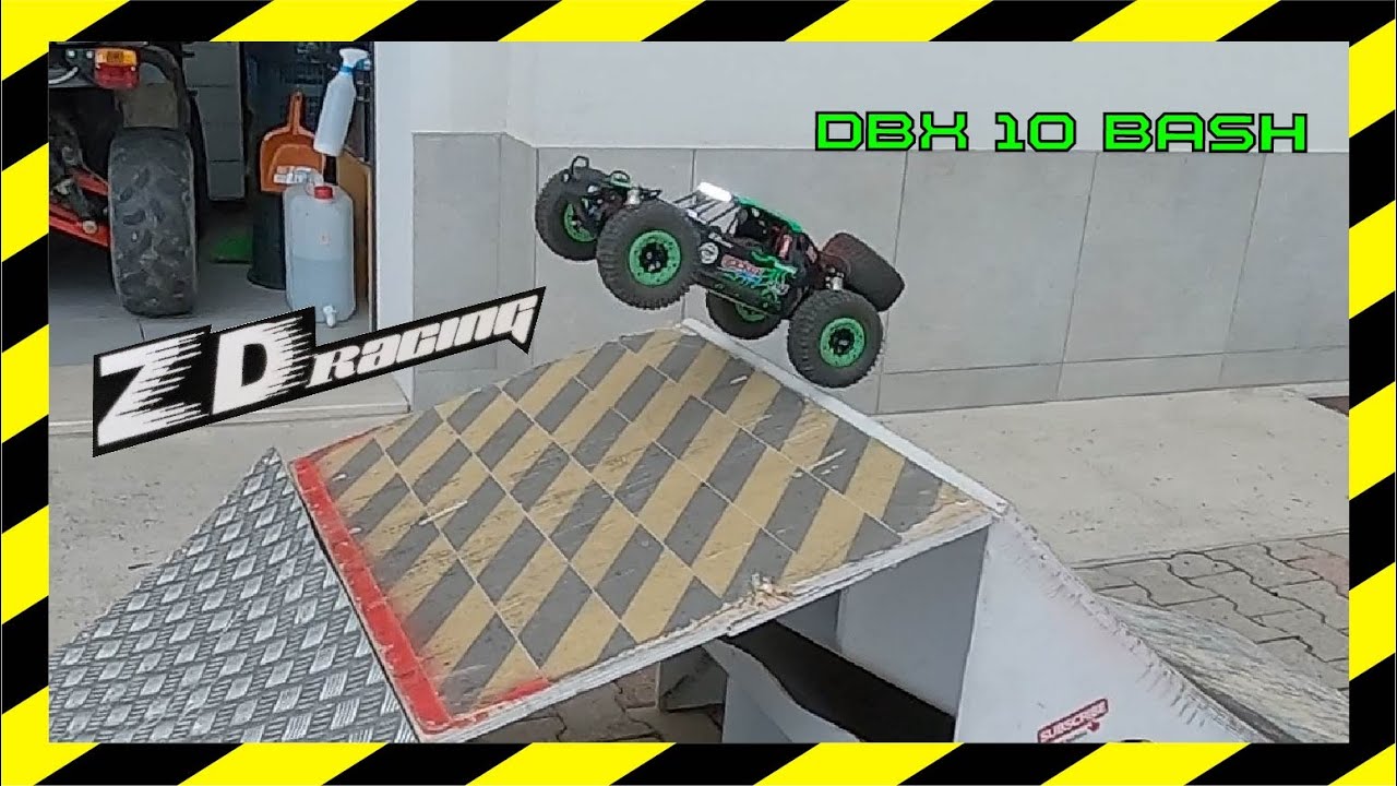 ZD Racing rc 1/10 desert buggy DBX 10 3s freestyle and bashing - YouTube