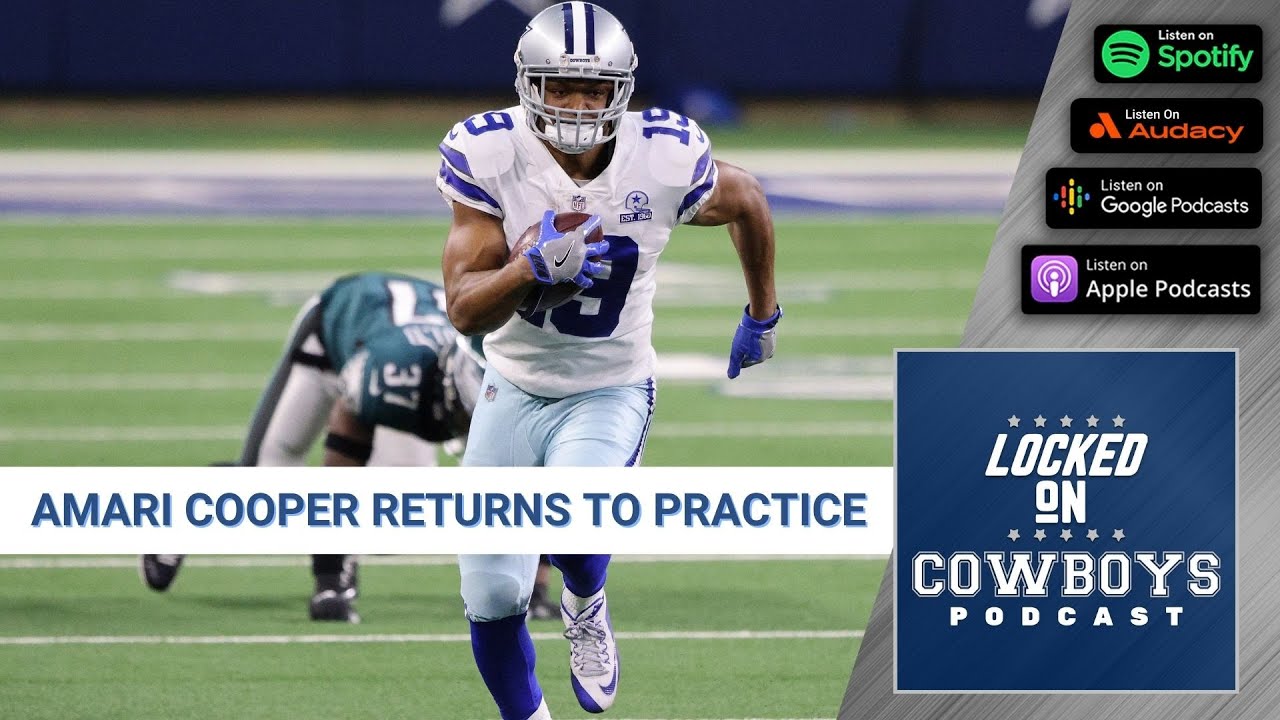 Amari Cooper and Malik Hooker Practice With Cowboys - YouTube