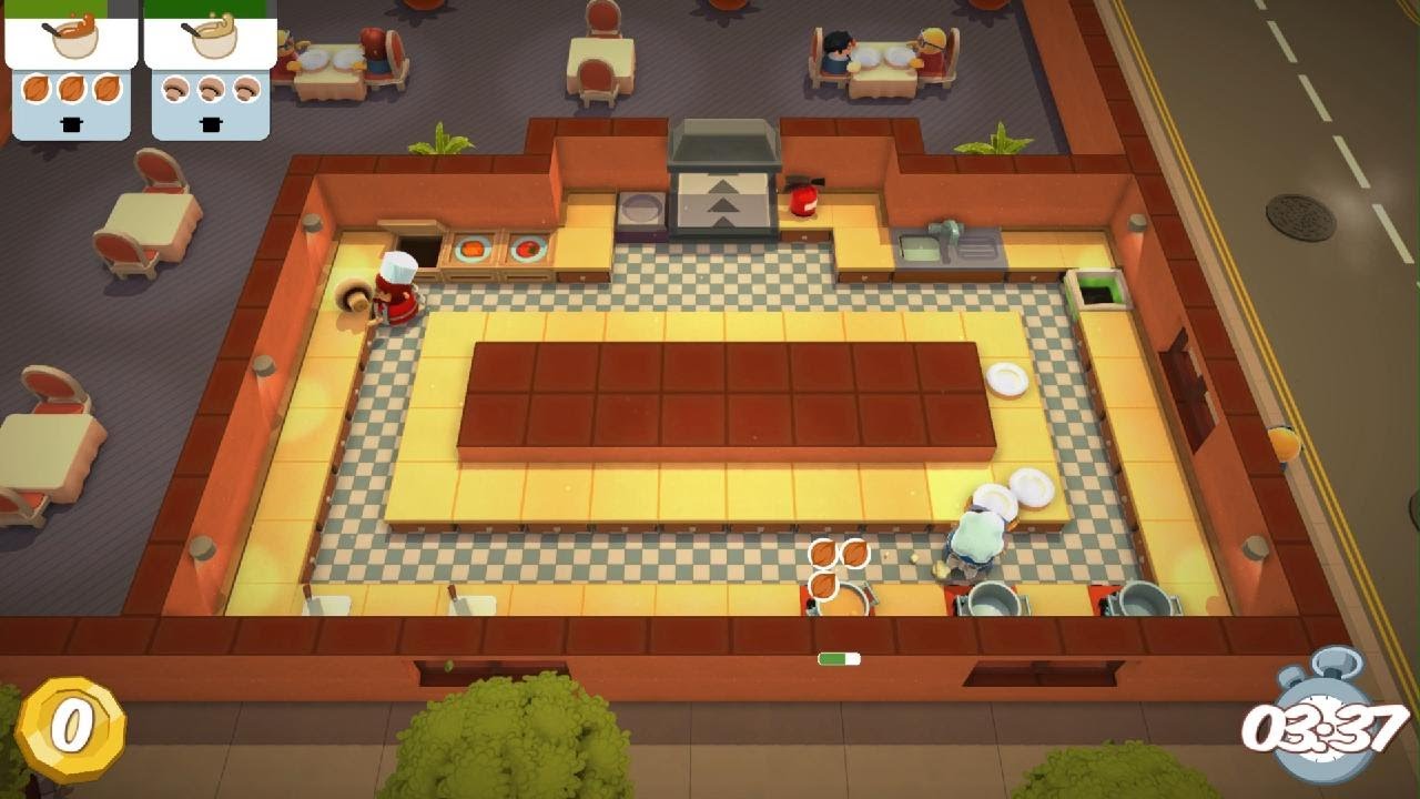 Overcooked - level 1.5 | PS5 Multiplay [4k 60FPS] - YouTube