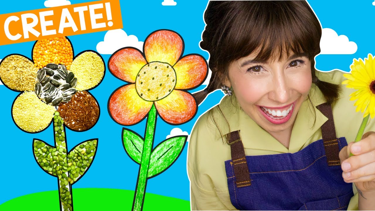 How to Draw a Flower | Learn to Draw with Bri Reads | Spring Craft for ...