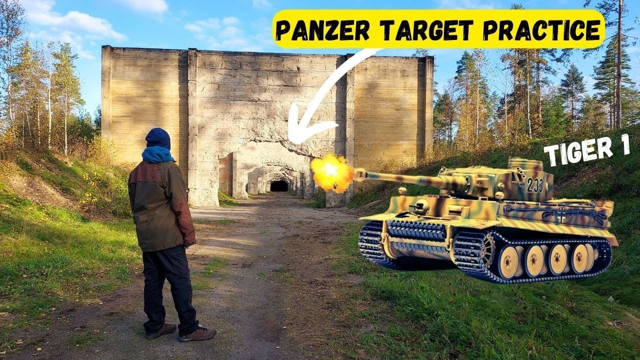 Panzer target practice . AMAZING German WW2 location ! - YouTube