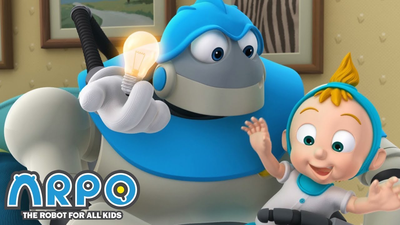 스프링? 그거 먹는 건가요? ・ 재미있는 어린이 만화! ・ 로봇알포 Arpo The Robot - YouTube