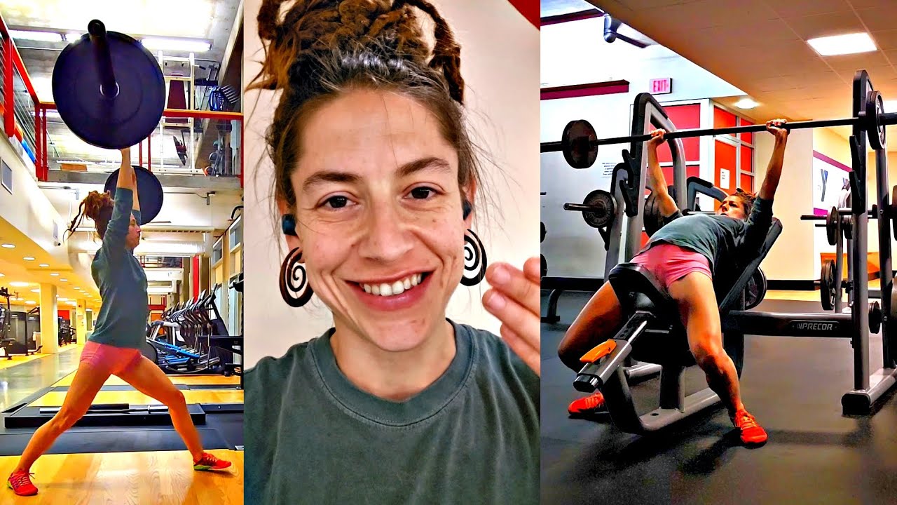 85lbs - Press & Pull - Clean & Jerks + Incline Bench Press - YouTube