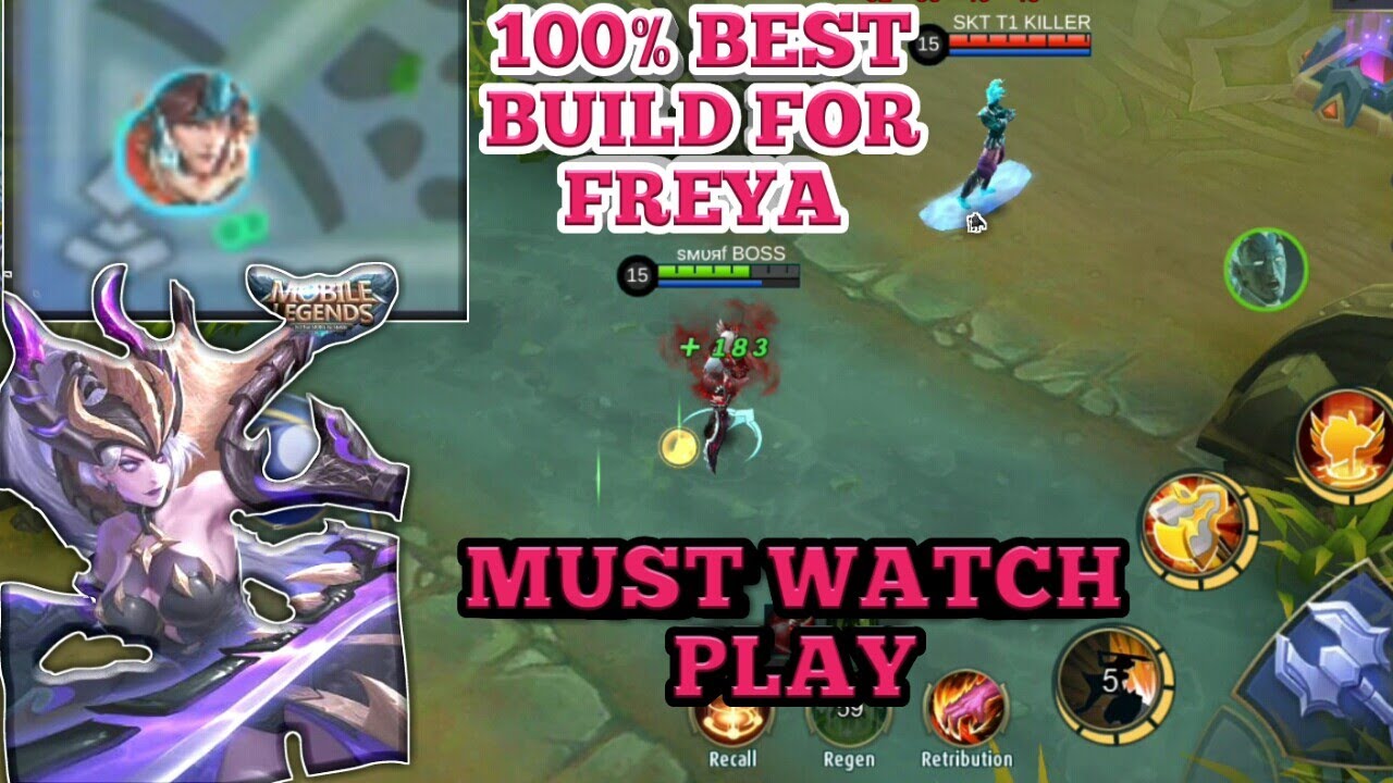 FREYA 100% BEST BUILD | FREYA INSANE GAME | MOBILE LEGENDS FREYA - YouTube