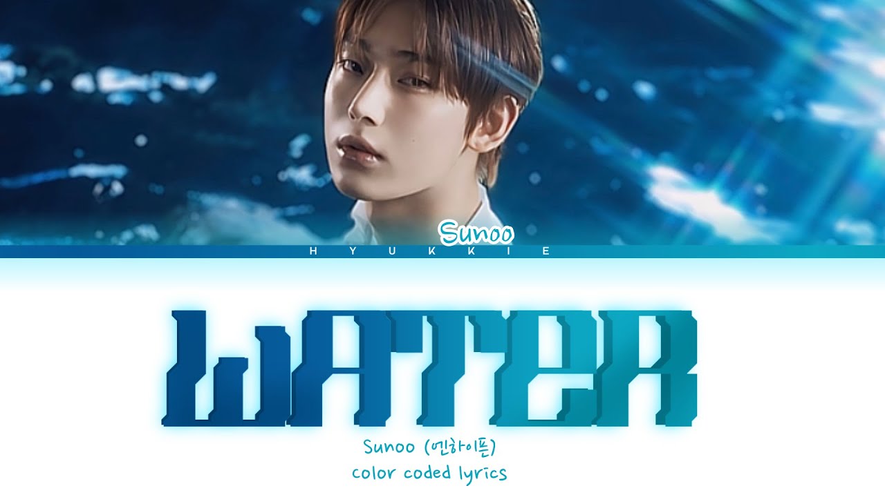 HOW WOULD SUNOO FROM ENHYPEN SING WATER BY TEN AI COVER - YouTube