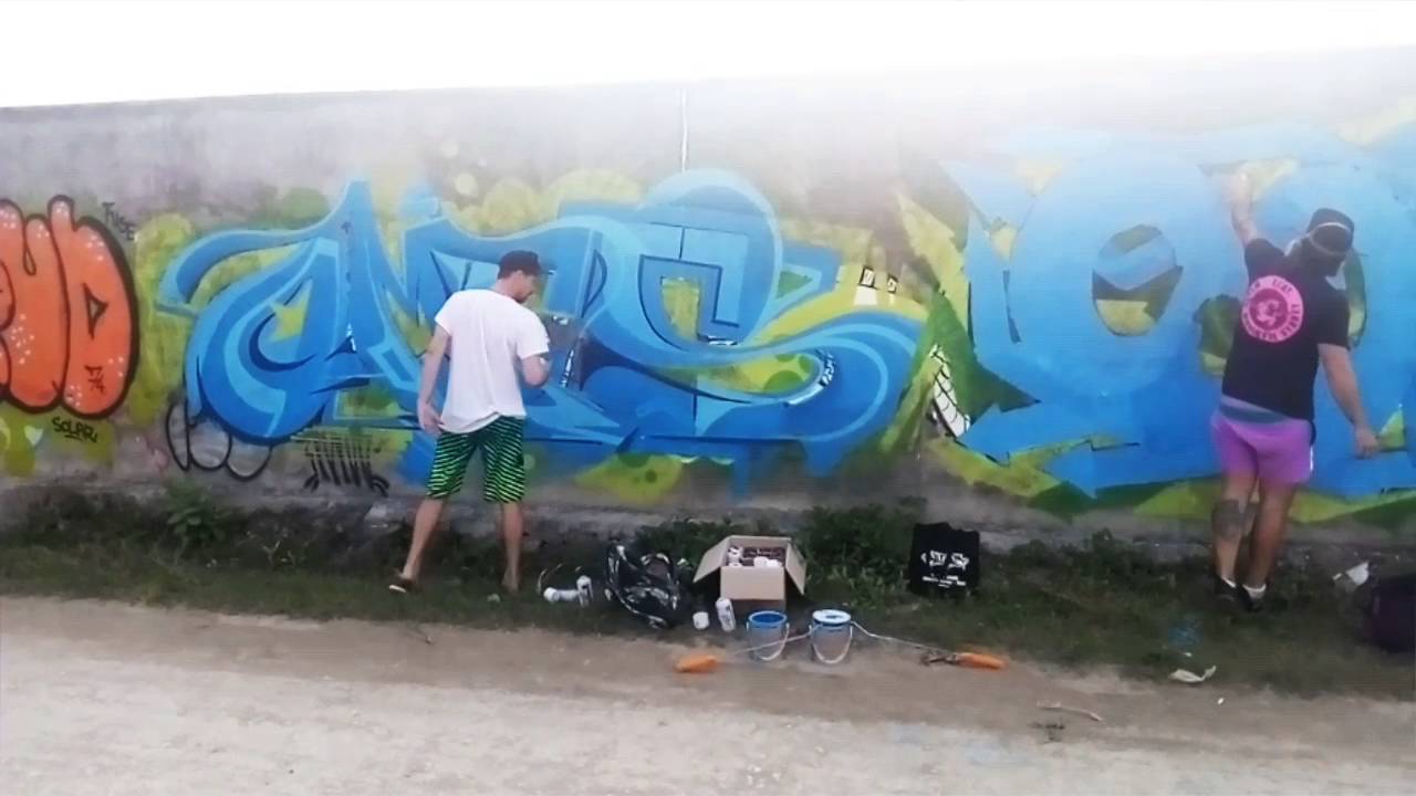 SOFLES x ASKEW x OMEGA || Graffiti Tropica Bali Street Art Festival ...