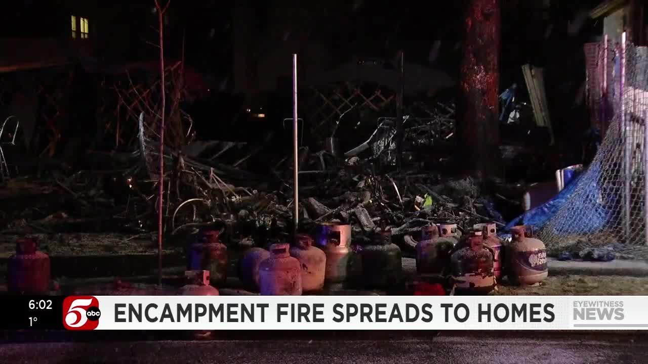8 adults displaced after encampment fire spreads to Minneapolis home ...