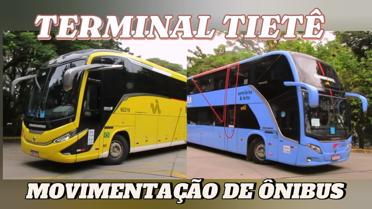 TERMINAL TIETÊ (05/04) - MOVIMENTAÇÃO DE SÁBADO!!! - YouTube