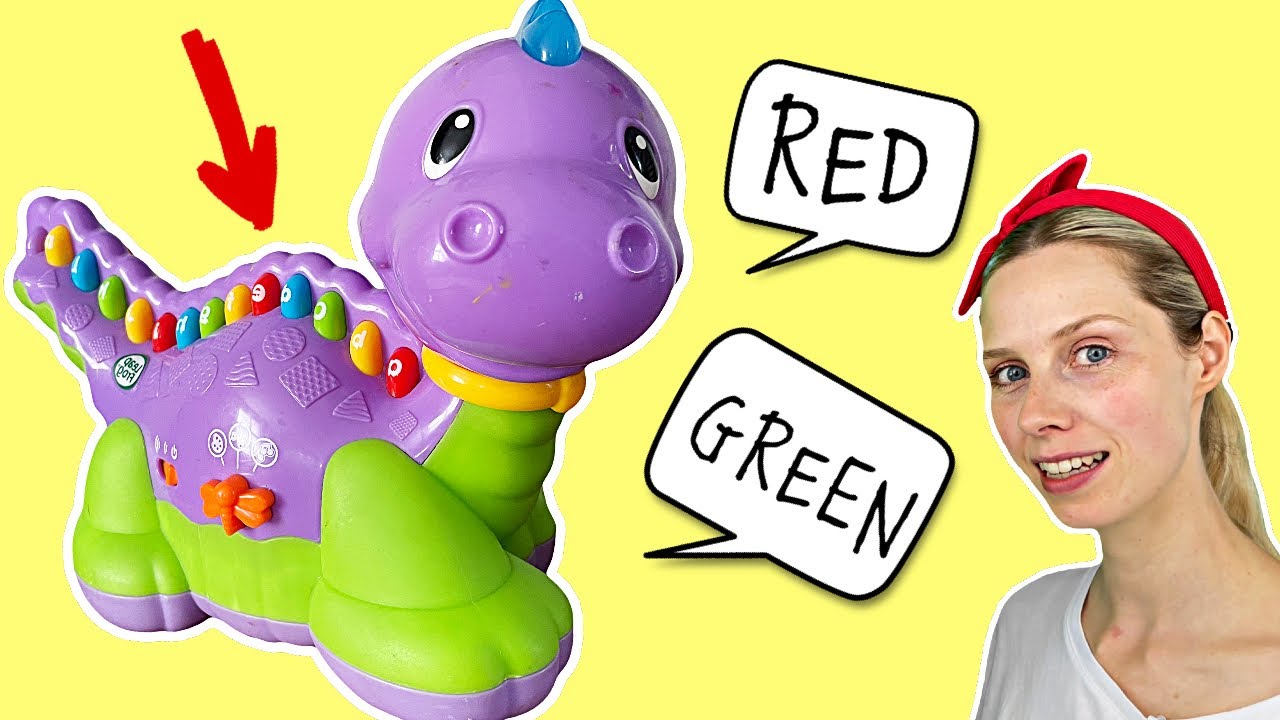 Learn Colors with this Talking Dinosaur Toy! 🌈🦖 I Educational Videos ...
