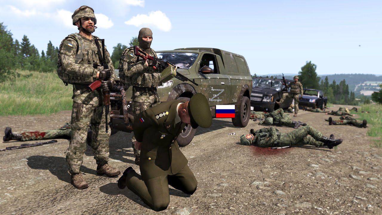 RUSSIAN General was taken Prisoner after a Cortege of elite SPETSNAZ ...