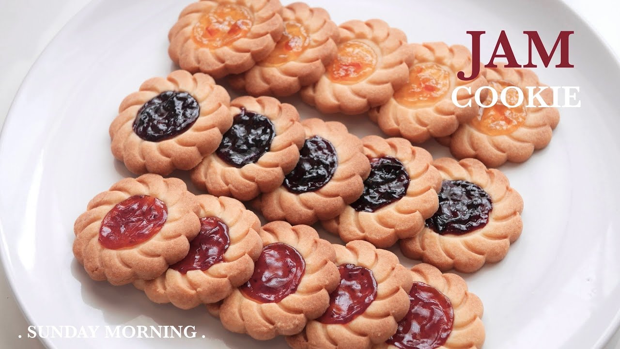 Jam cookie | 잼 쿠키 | คุกกี้แยมผลไม้ - YouTube