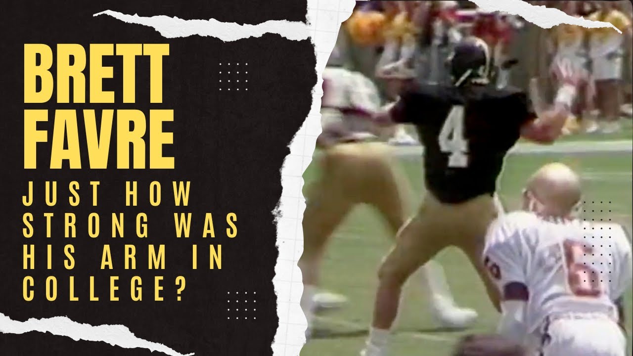 Brett Favre's amazing arm was legendary at Southern Miss - YouTube