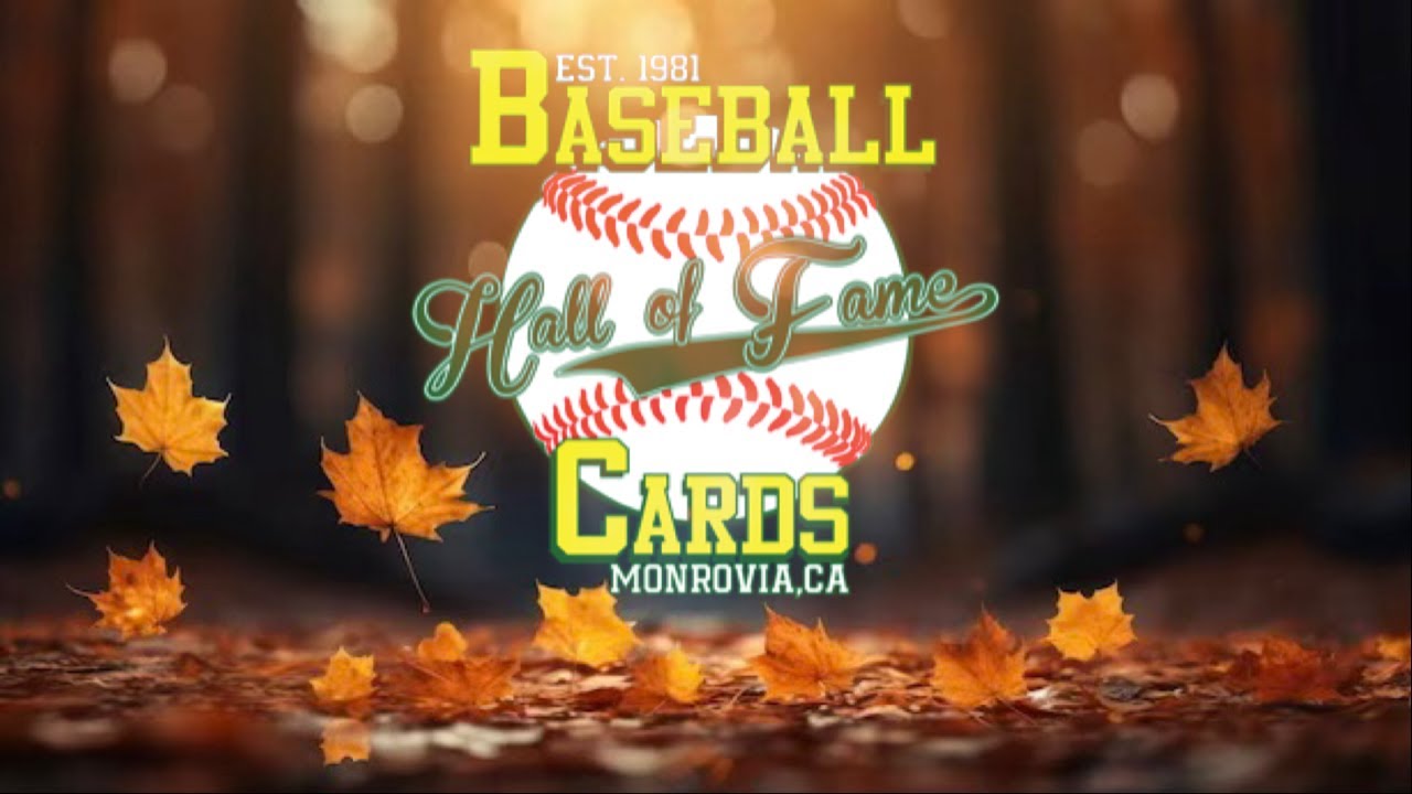 11/13 MONDAY RAFFLE TODAY LIVE! @HallofFameBaseballCards - YouTube