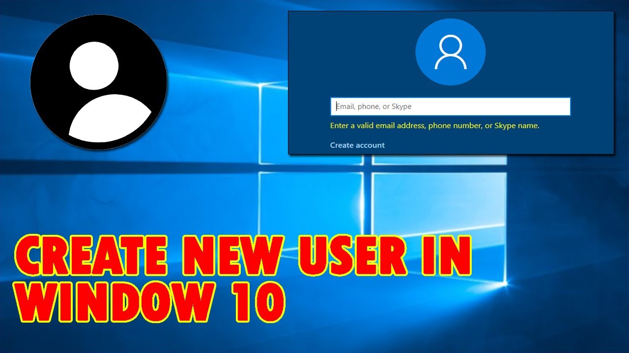 How To Create New User In Window 10 *2020* - YouTube