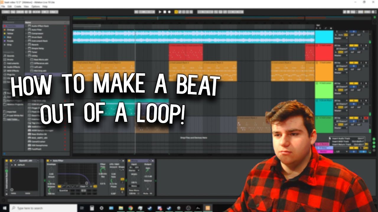 Making a Beat From a Melody Loop! | (Making a Beat in Ableton) - YouTube